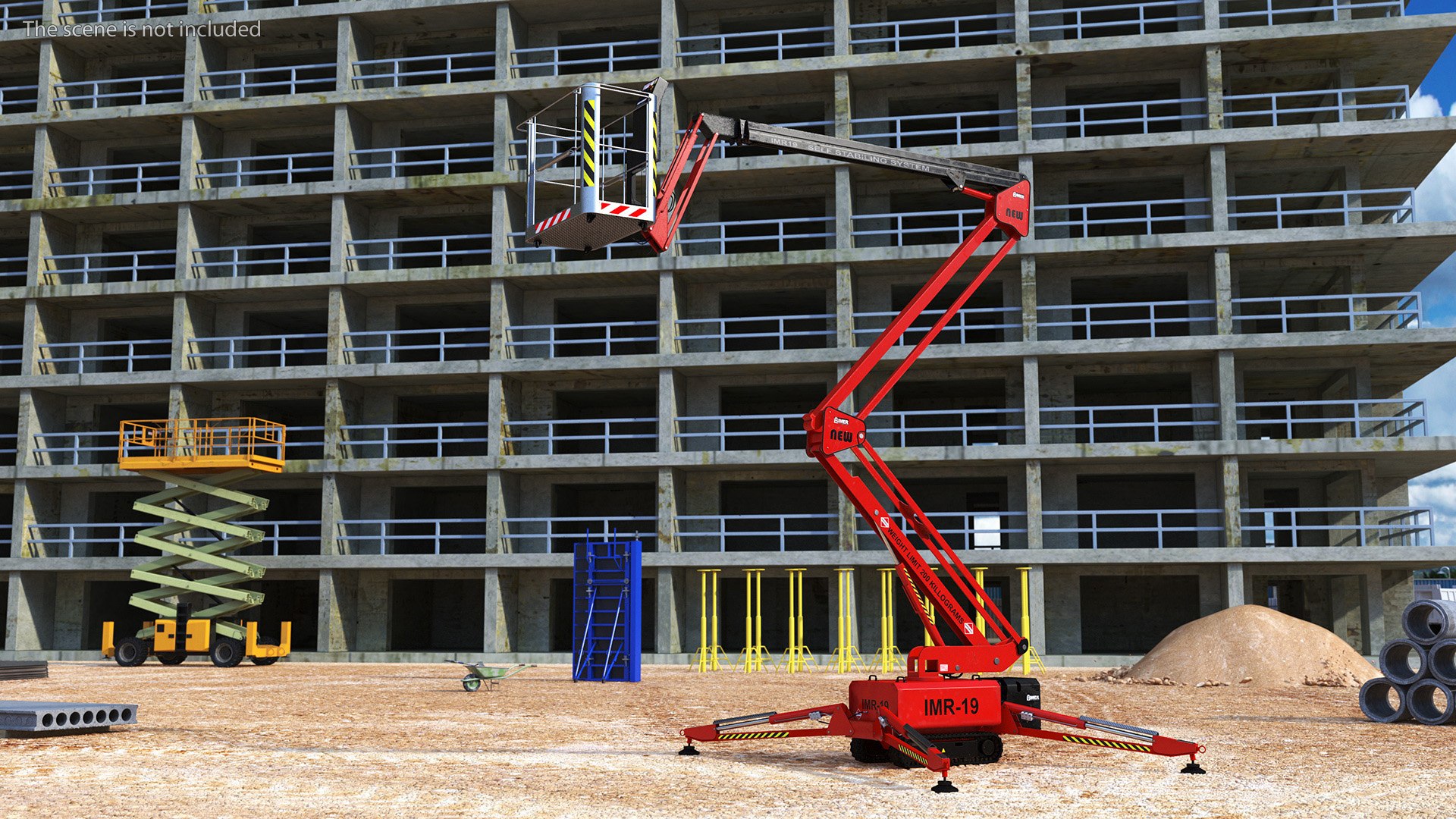 3D Model Boom Lift With Crawler Chassis - TurboSquid 2271116