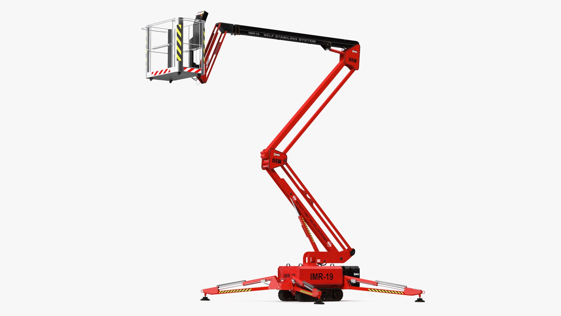 3D Model Boom Lift With Crawler Chassis - TurboSquid 2271116