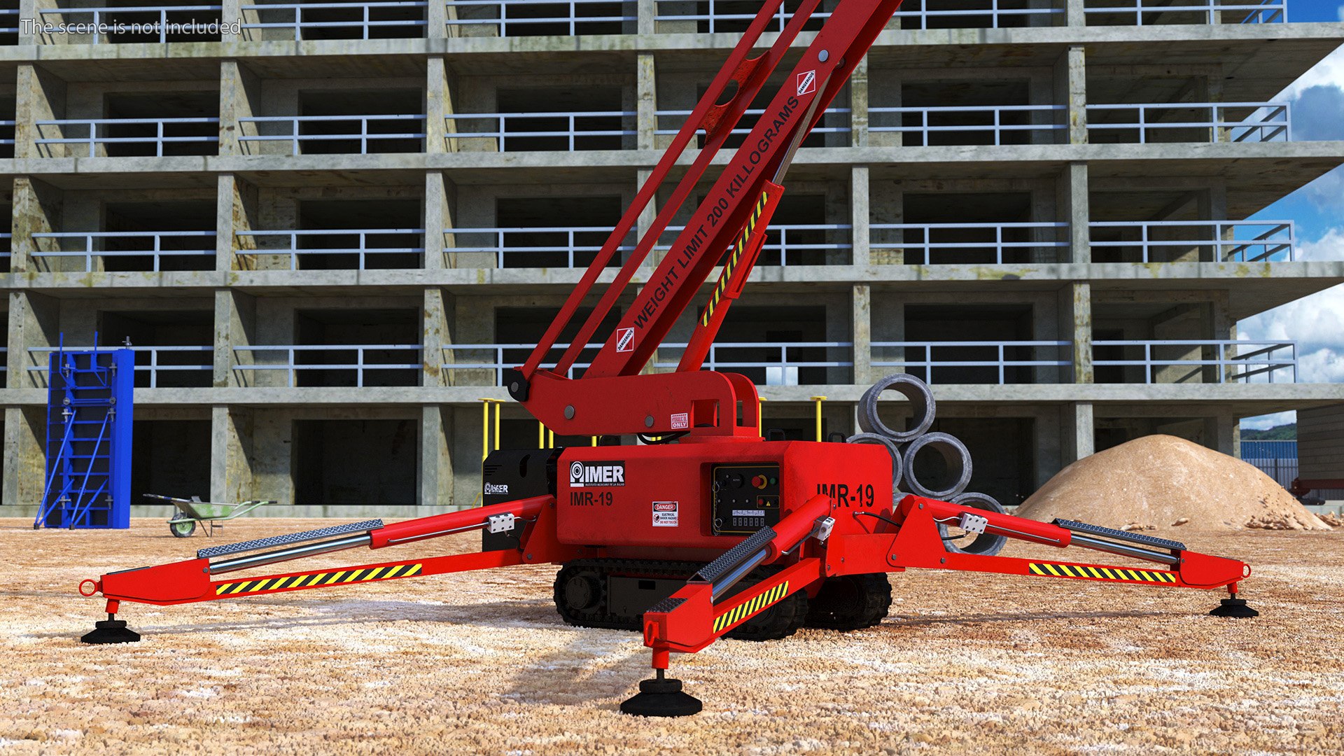 3D Model Boom Lift With Crawler Chassis - TurboSquid 2271116