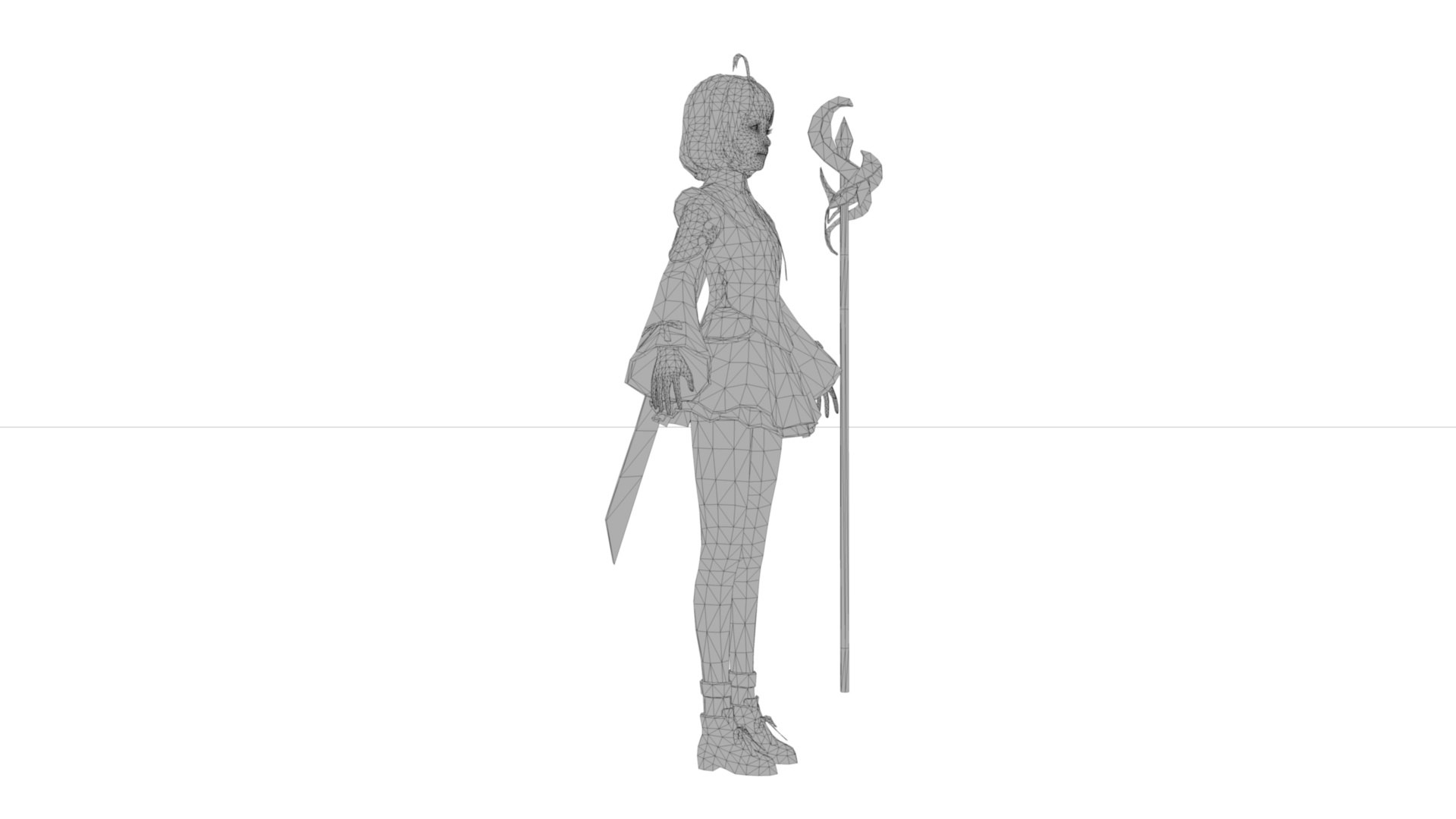 Mahito Girl Game Ready Modular Character 3D 3D Model - TurboSquid 1968911