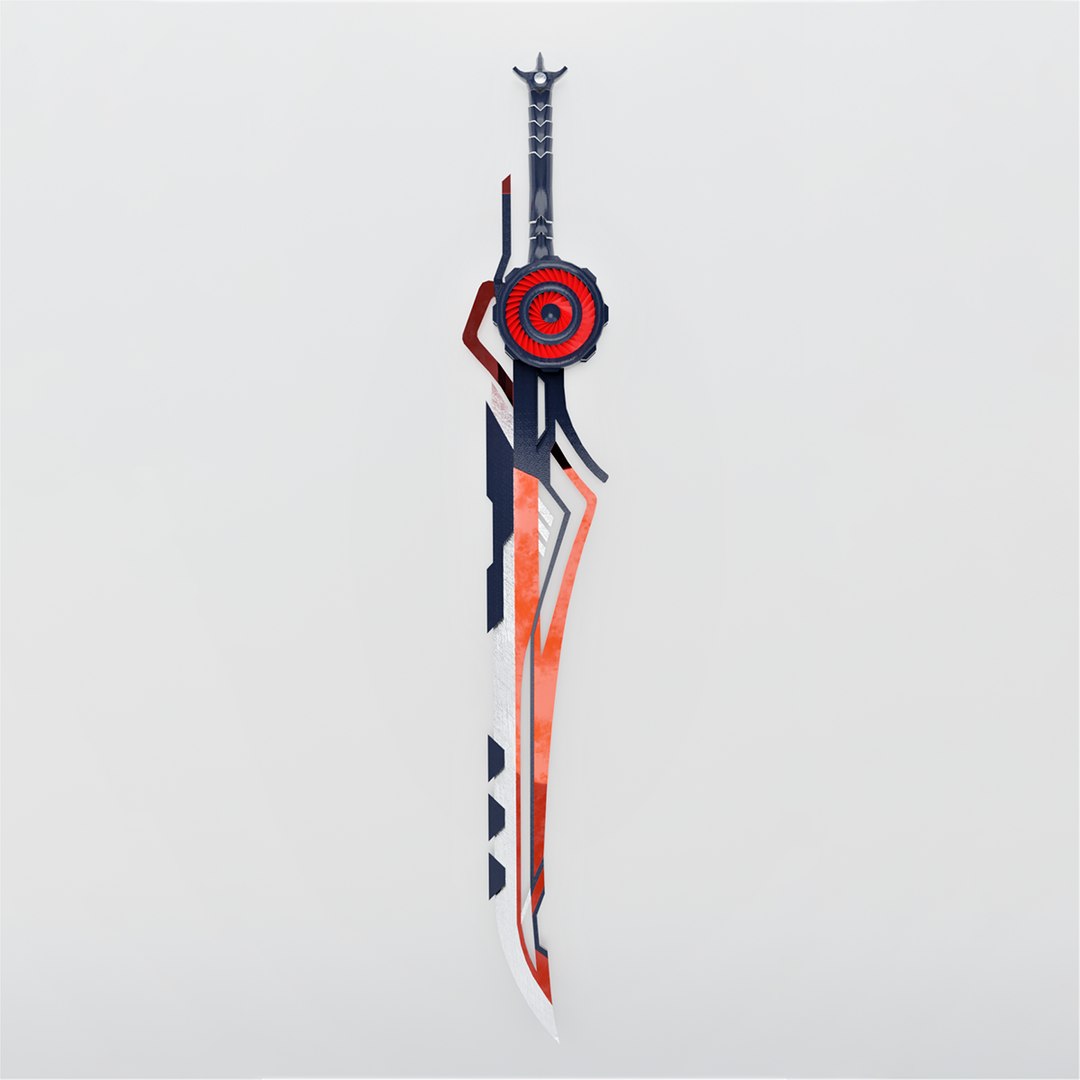 3D Anime sword lowpoly model - TurboSquid 1912634