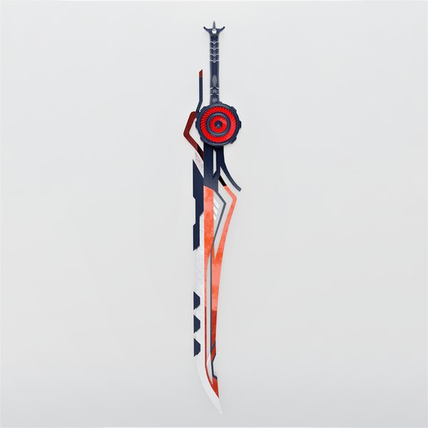 3D Anime sword lowpoly model - TurboSquid 1912634
