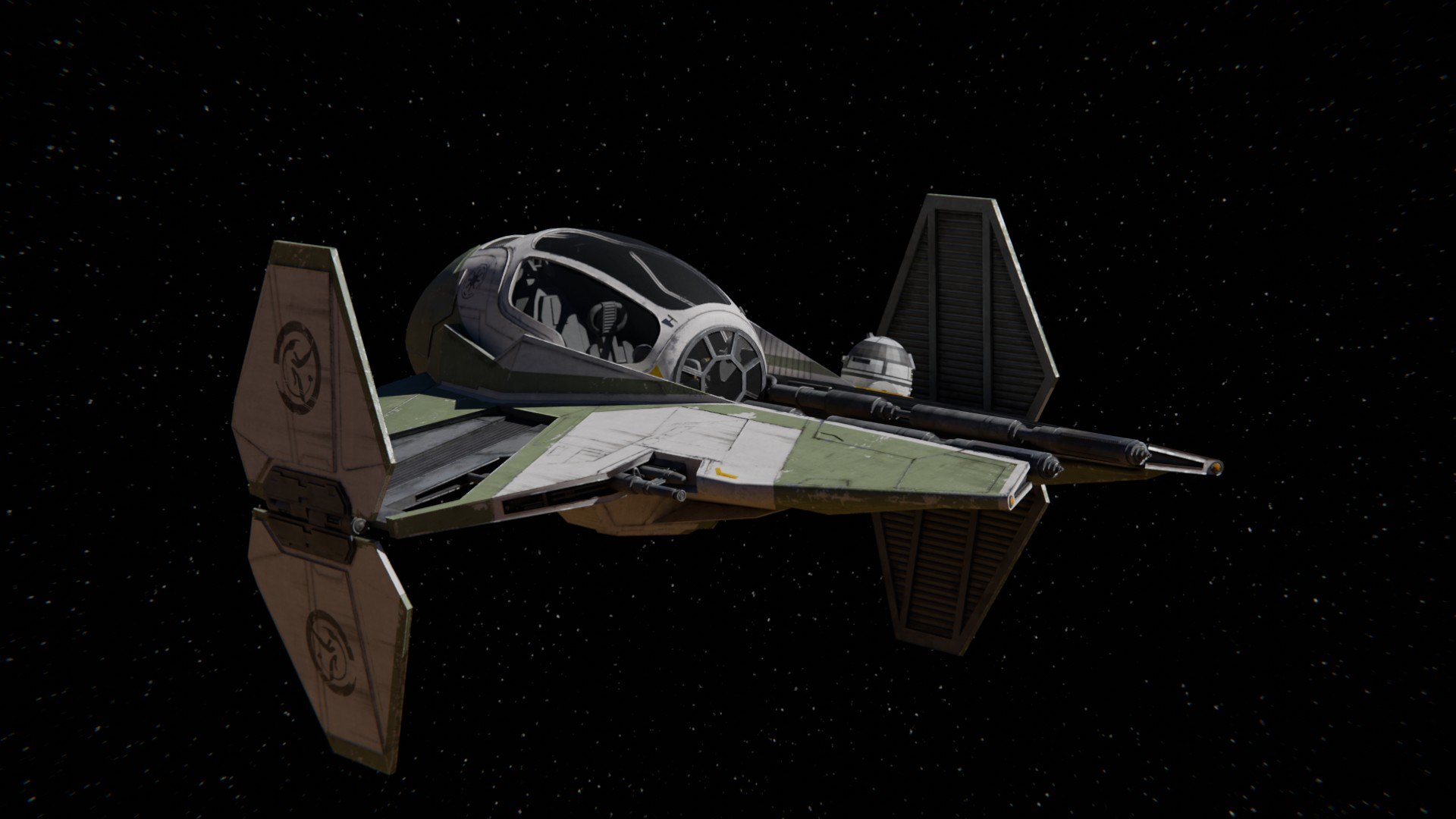 3D Yoda Starfighter - TurboSquid 2331000
