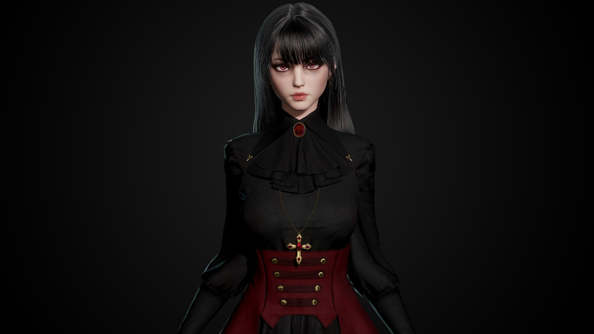 3D Vampire - Game Ready Low-poly 3D Model - TurboSquid 2121088