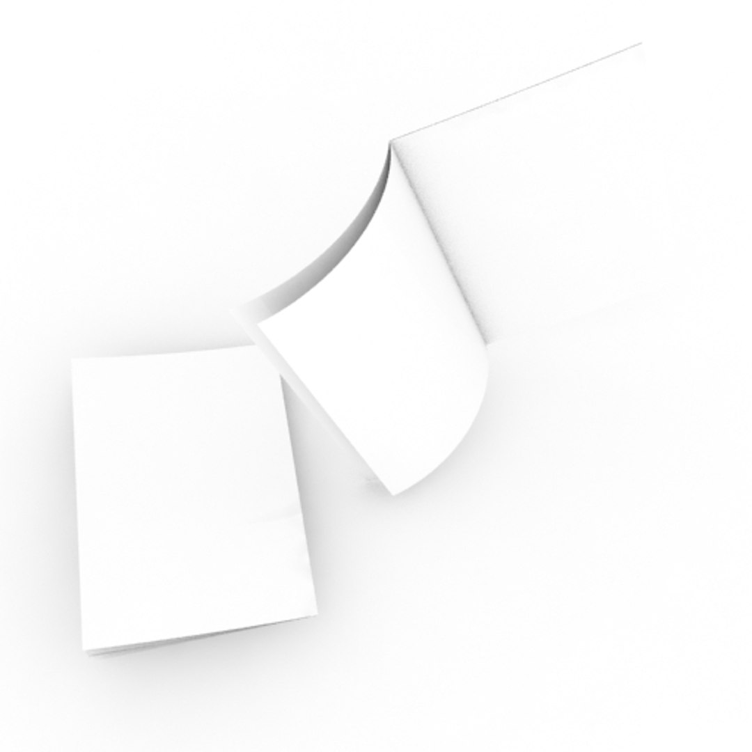 Brochure 3D Model - TurboSquid 1321097