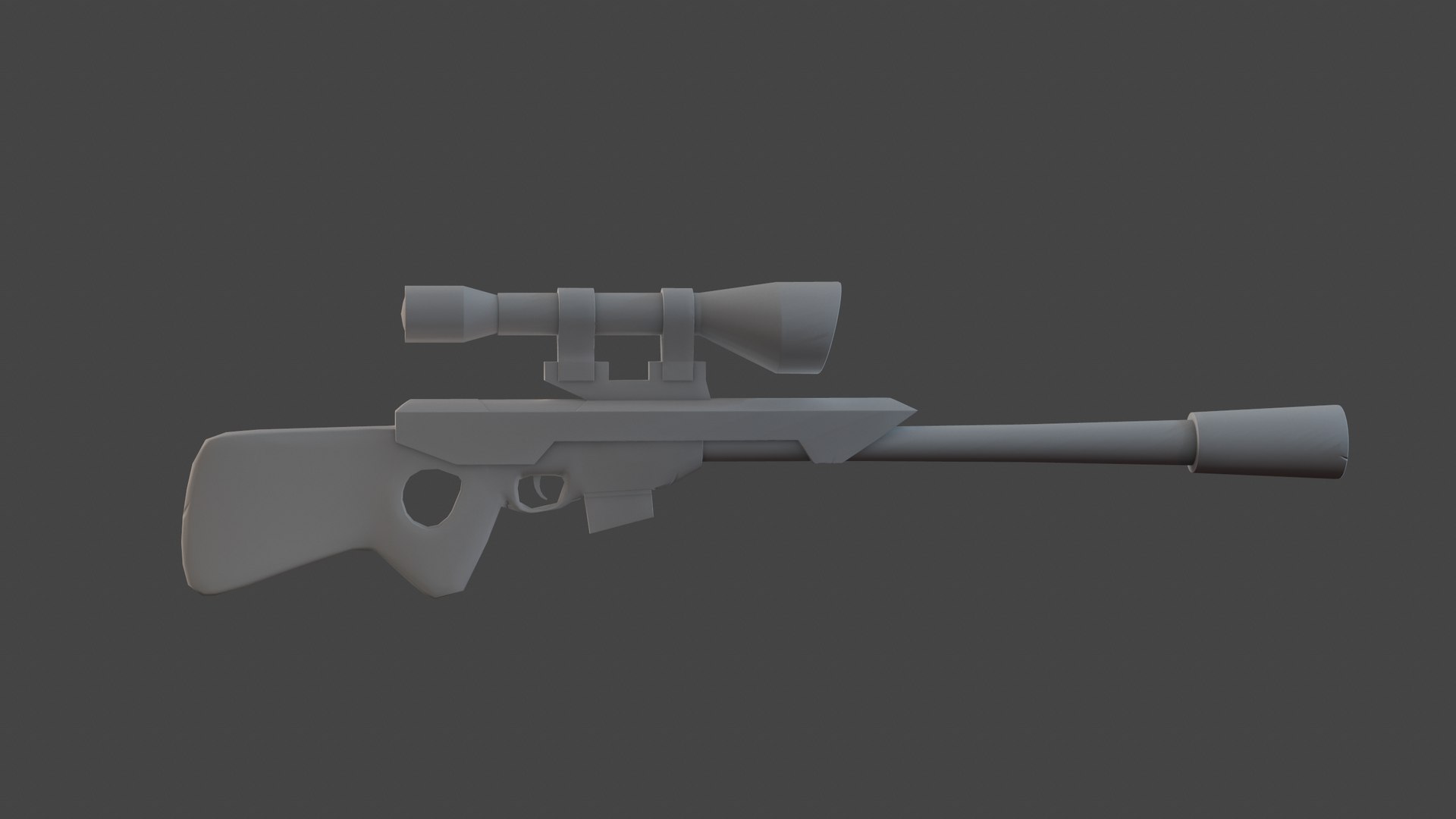 3D Stylized Sniper Rifle Model - TurboSquid 1296368