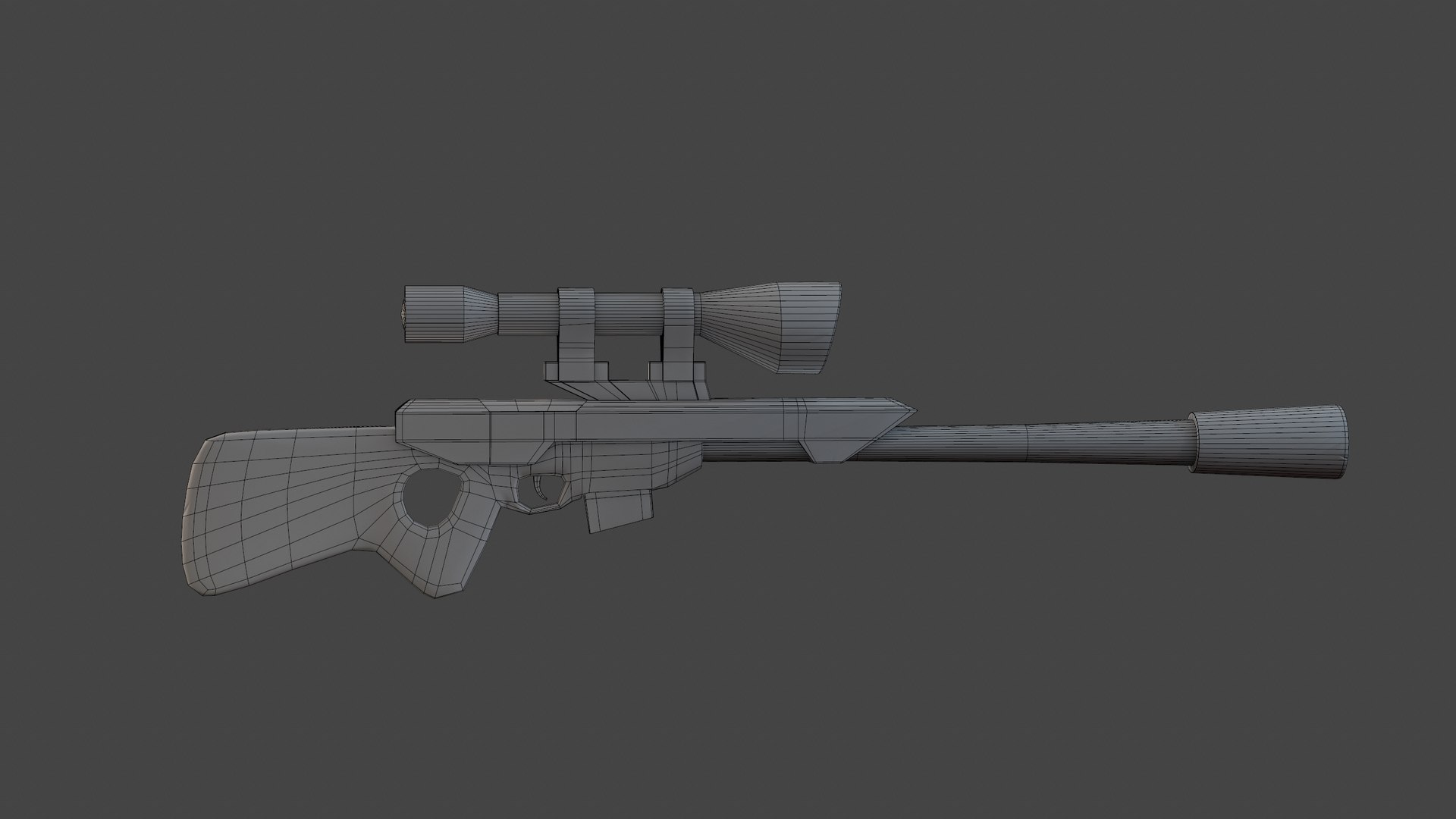 3D Stylized Sniper Rifle Model - TurboSquid 1296368