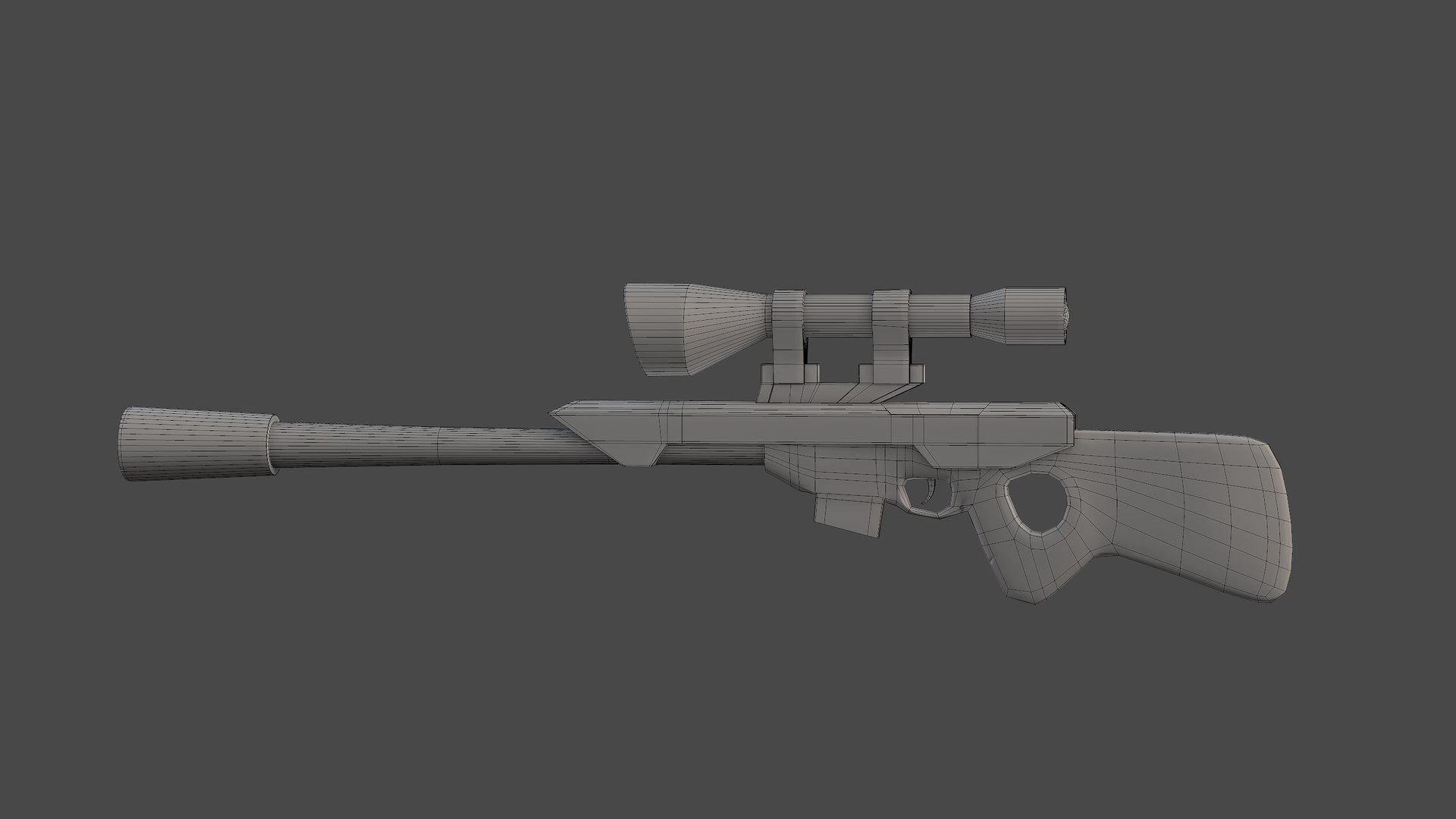 3D Stylized Sniper Rifle Model - TurboSquid 1296368