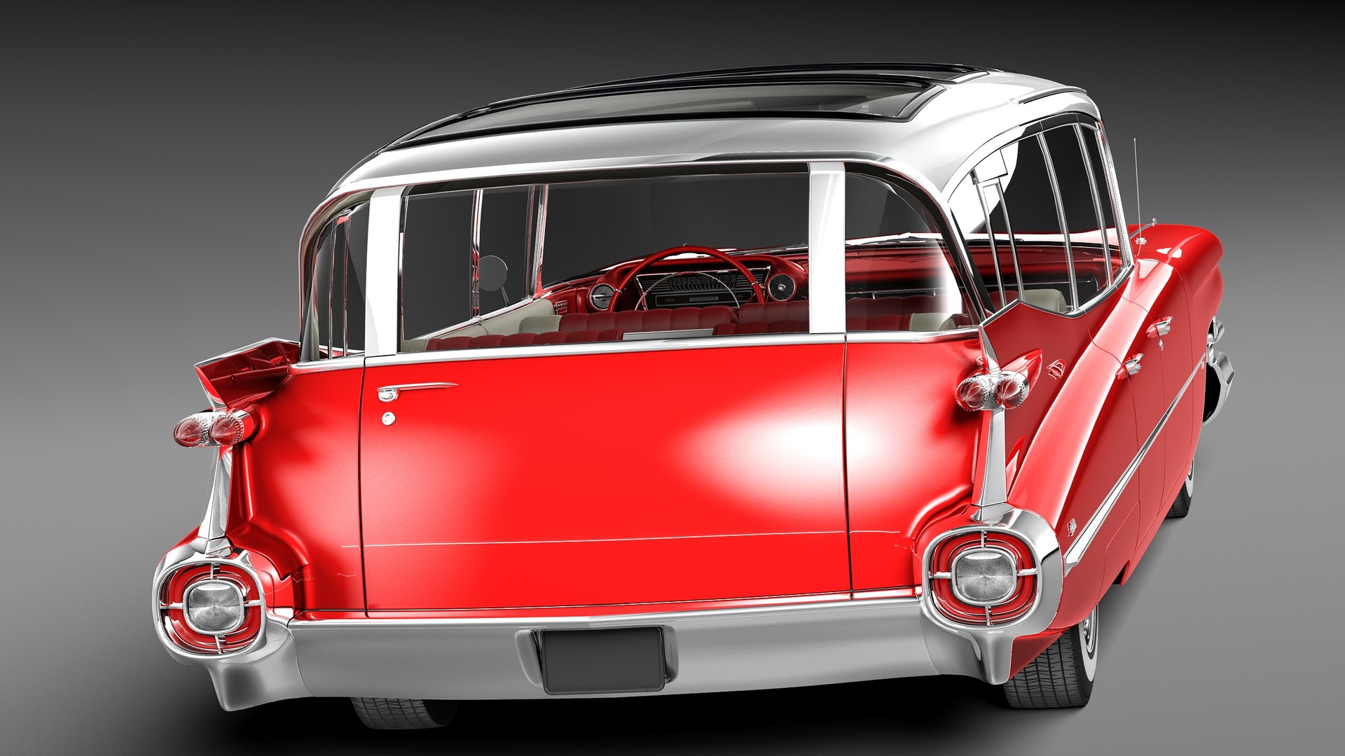 v8 antique wagon station 3ds