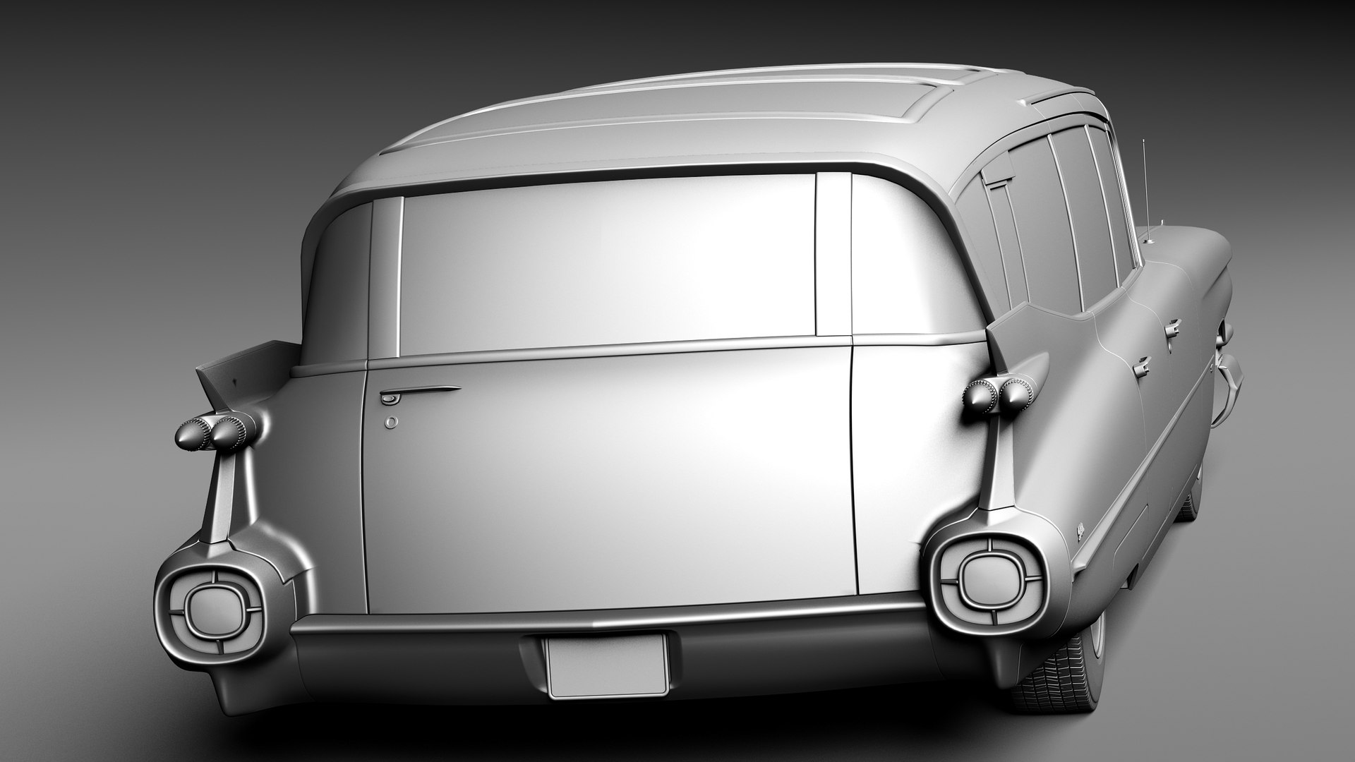 v8 antique wagon station 3ds