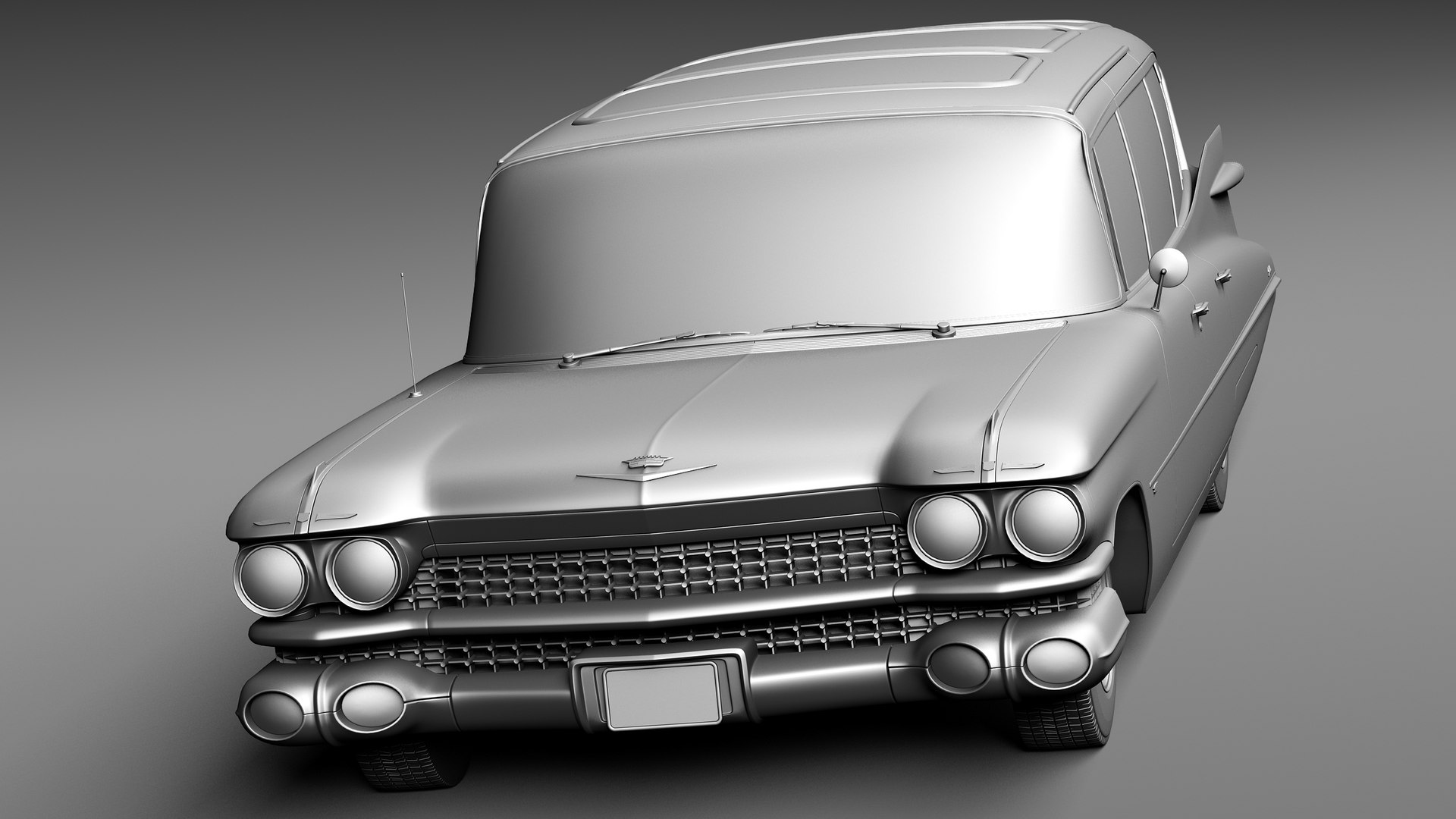 v8 antique wagon station 3ds