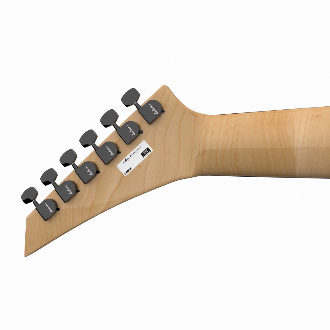 Jackson Kelly Ke3 Electric Guitar 3d Max