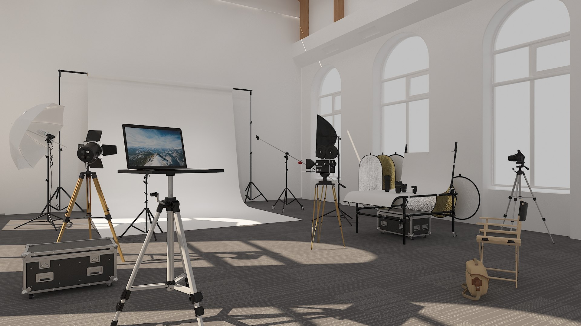 3D Photography Studio Interior - TurboSquid 2283872