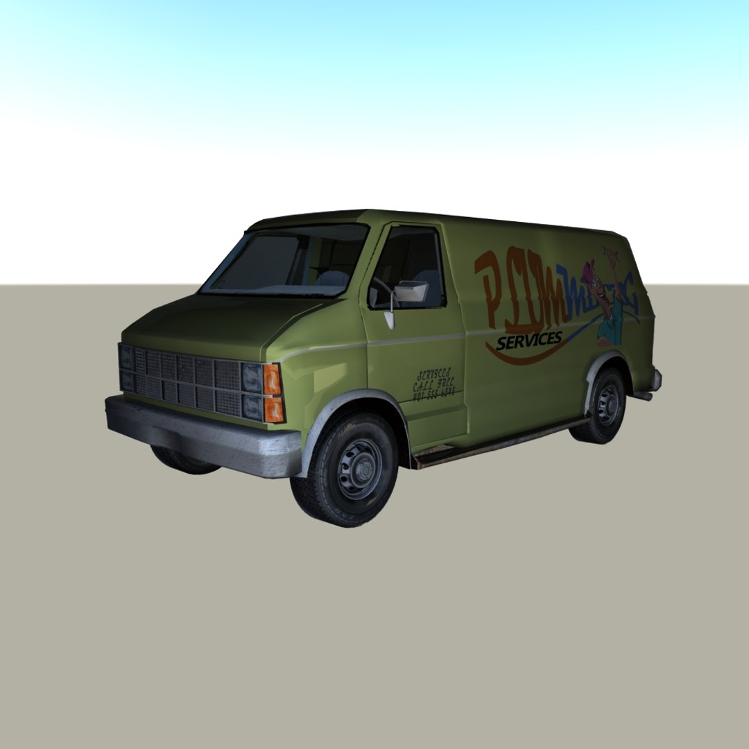 Van Car 3D Model - TurboSquid 1220438
