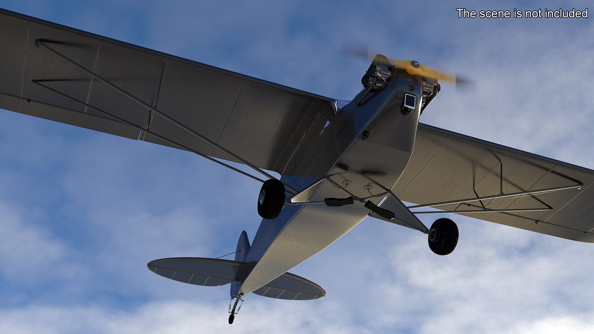 3D Piper Cub Aircraft - TurboSquid 2217903