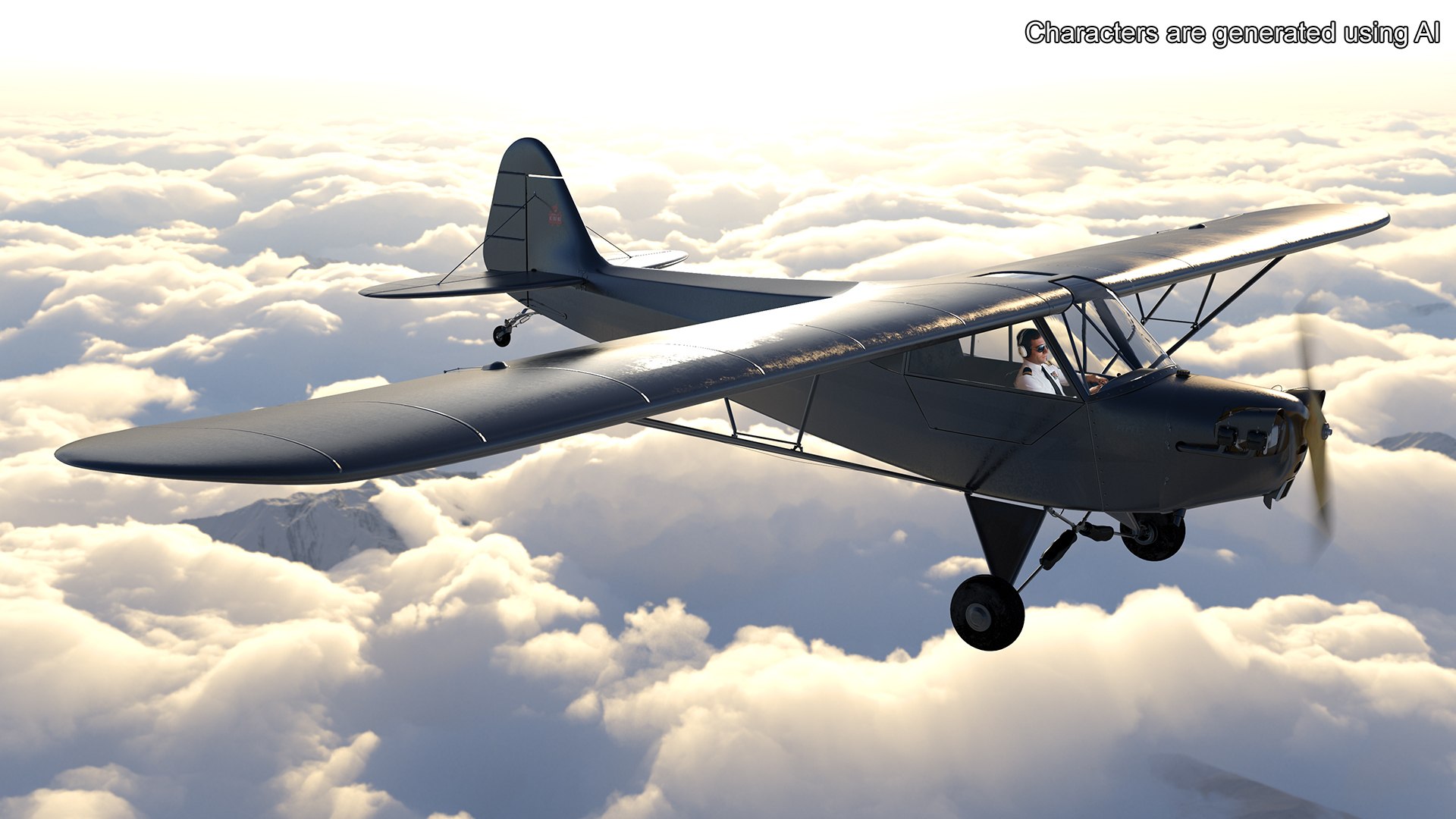 3D Piper Cub Aircraft - TurboSquid 2217903