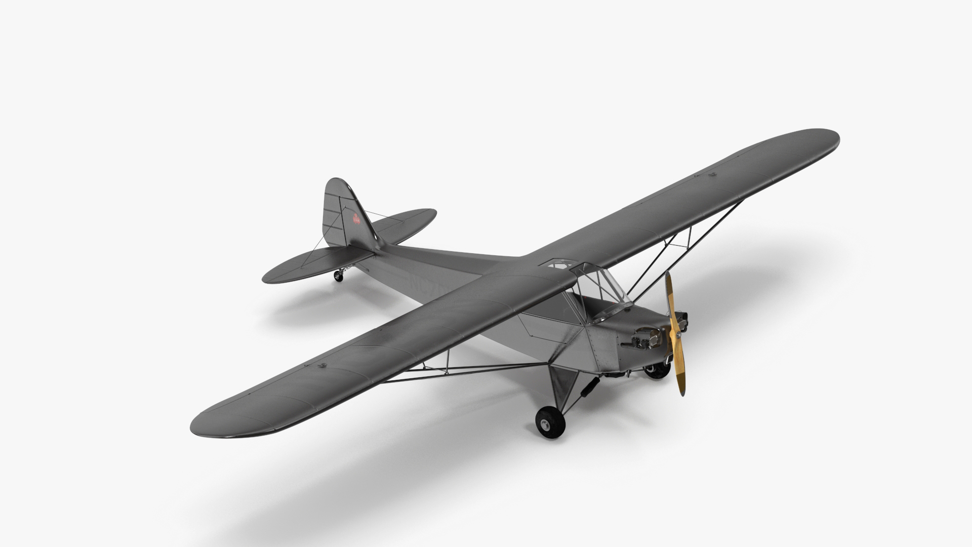 3D Piper Cub Aircraft - TurboSquid 2217903