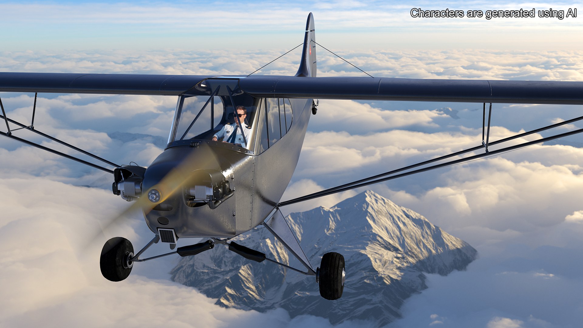 3D Piper Cub Aircraft - TurboSquid 2217903