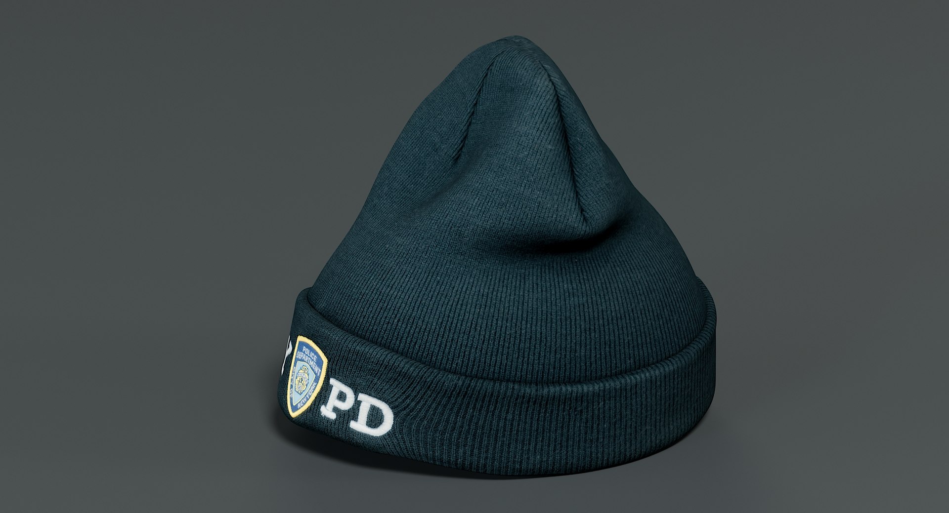 3D Realistic Hat Ny Pd - TurboSquid 1456966