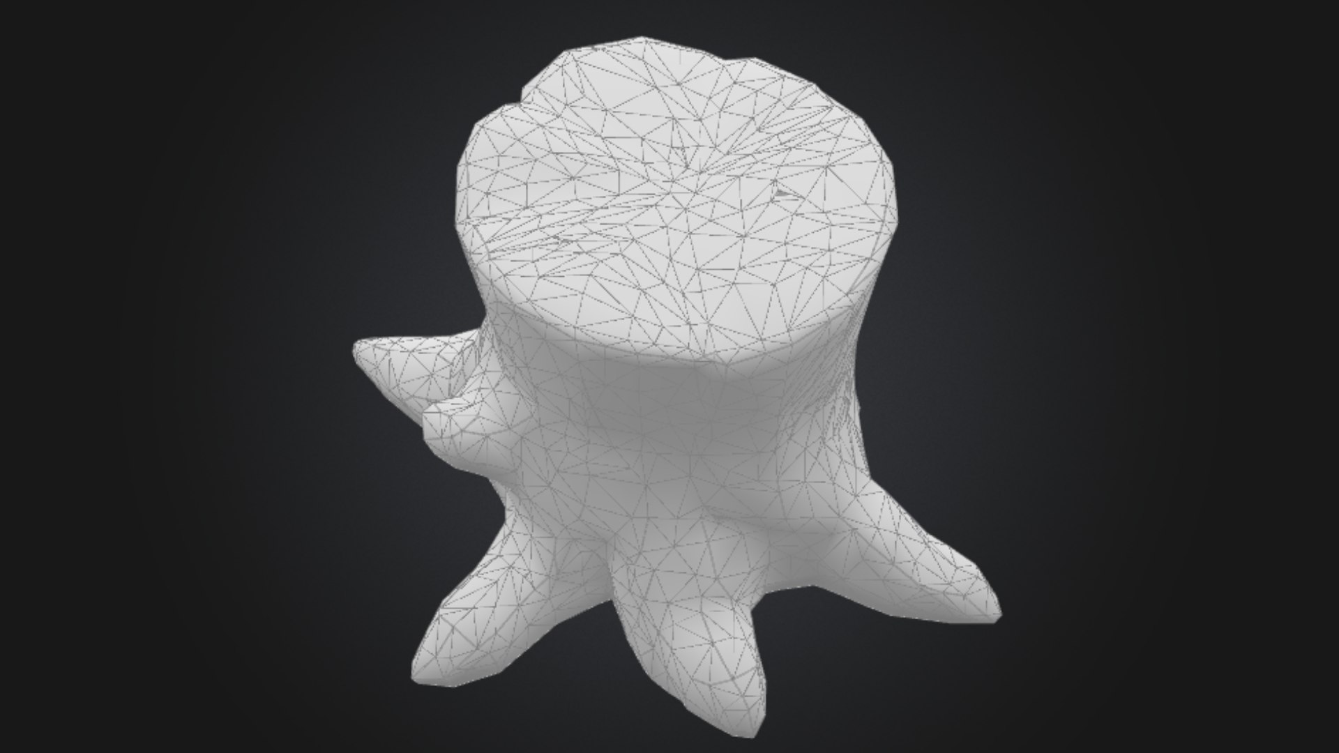 3D Stylized Game Ready Tree Stump 3K Triangles Low Poly FBX OBJ BLEND ...
