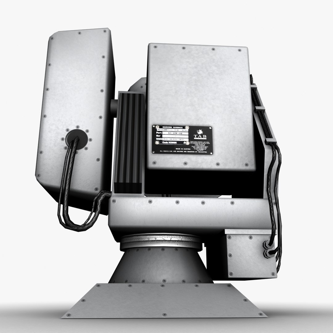 3d Model Reutech Rts 6400 Optronics