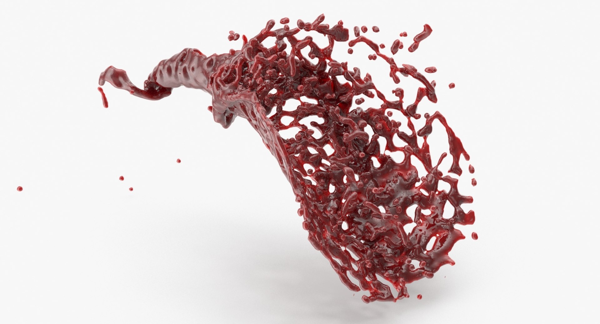3D Blood Splash - TurboSquid 1286210