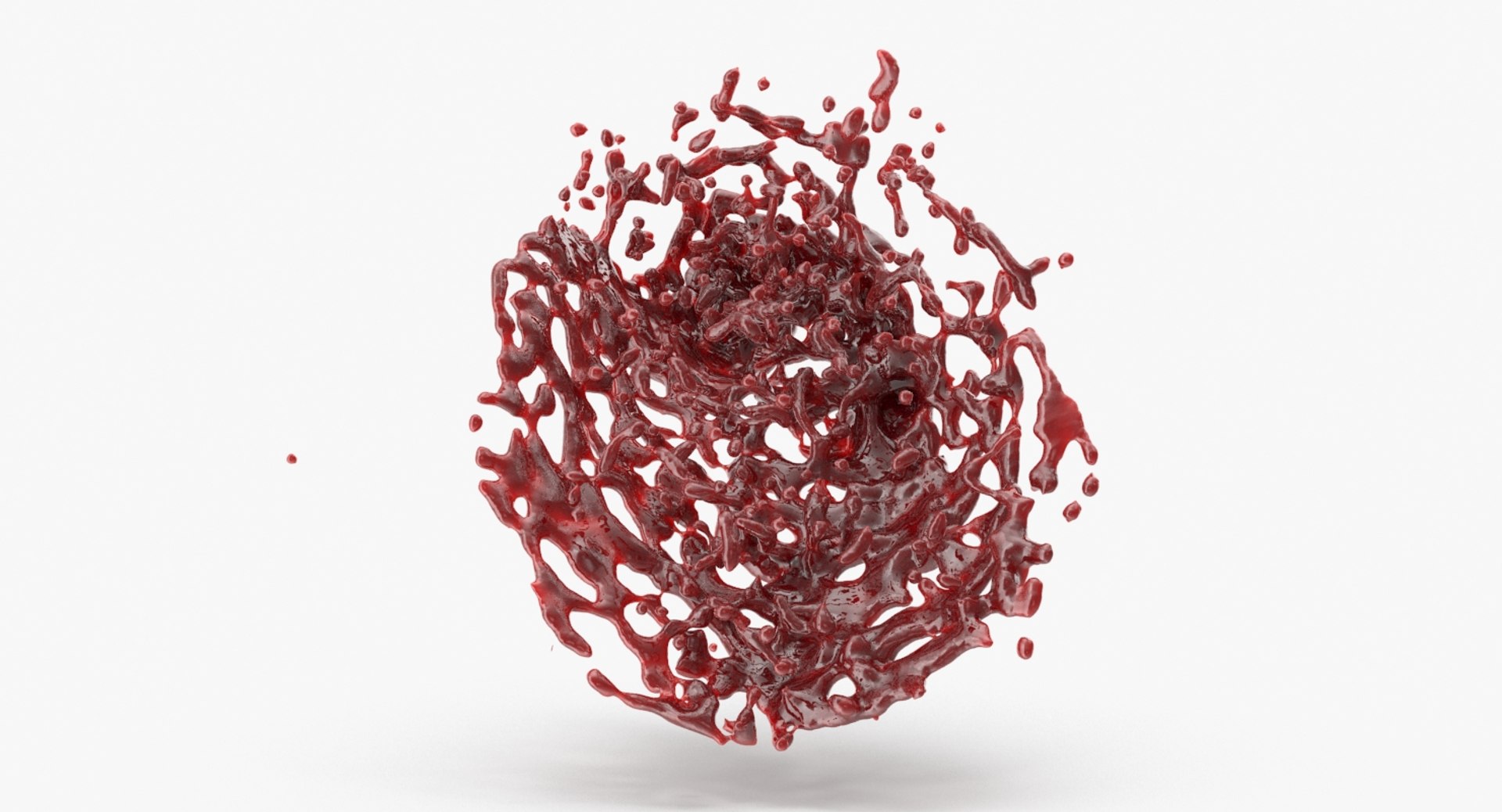 3D Blood Splash - TurboSquid 1286210