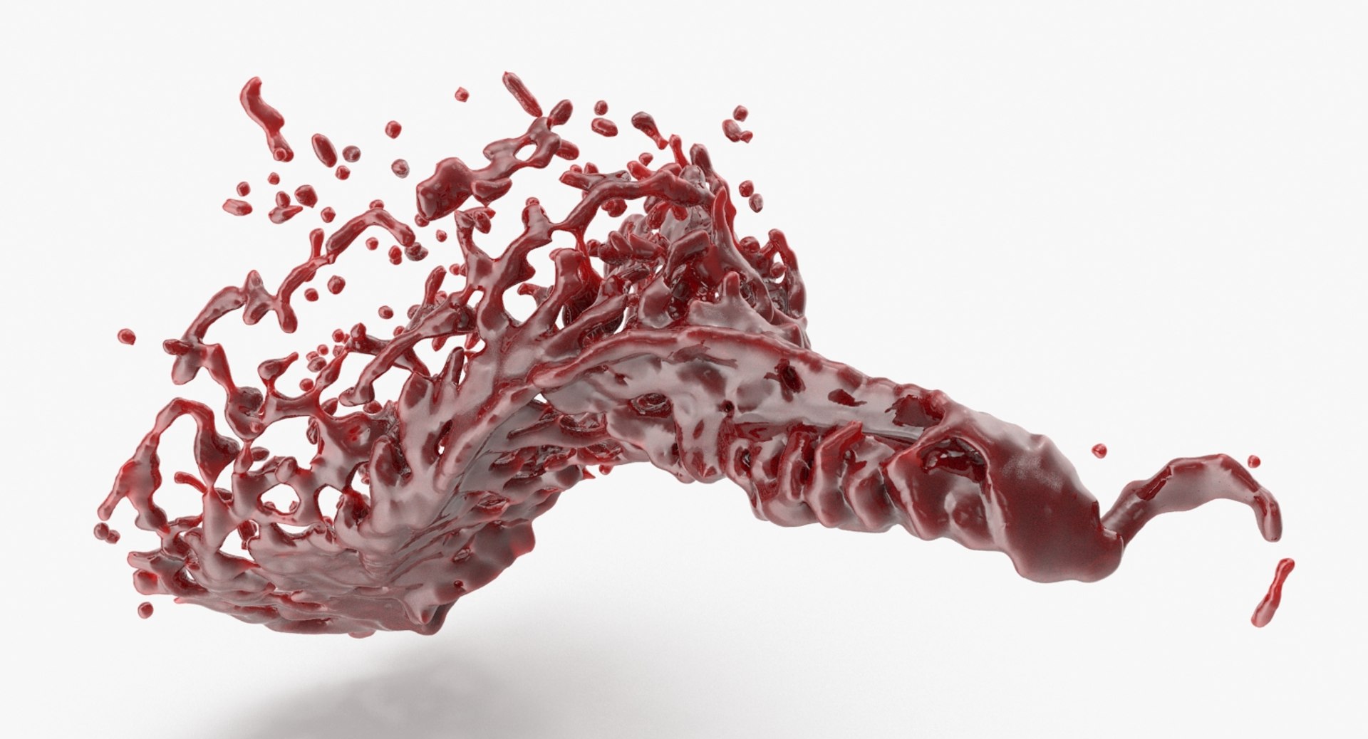 3D Blood Splash - TurboSquid 1286210