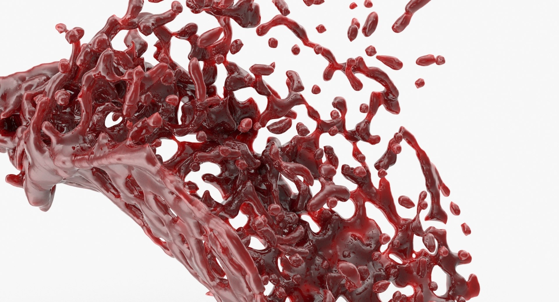 3D Blood Splash - TurboSquid 1286210