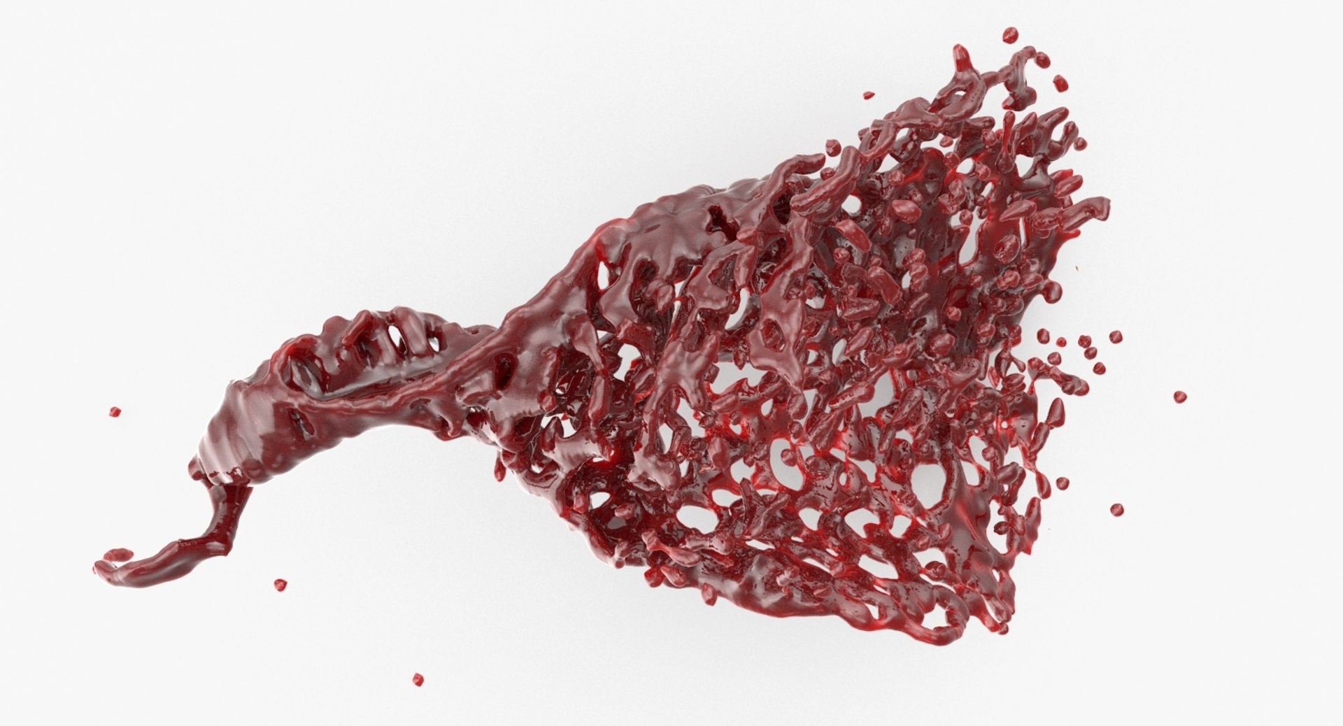 3D Blood Splash - TurboSquid 1286210