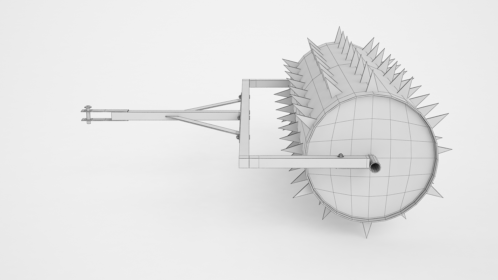 3D Lawn Spike Roller 03 - TurboSquid 1722608