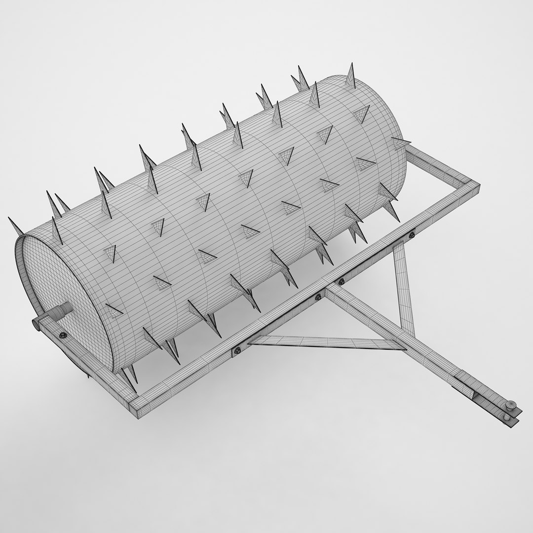3D Lawn Spike Roller 03 - TurboSquid 1722608