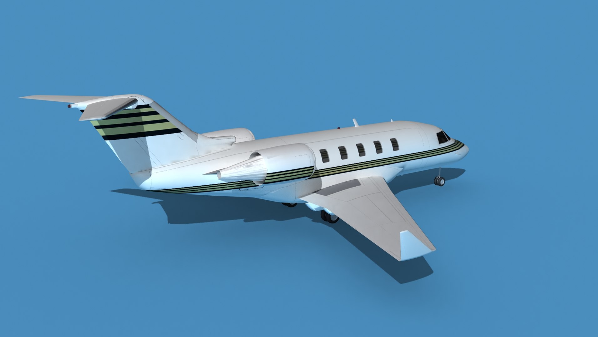 Bombardier CL604 Challenger V08 3D - TurboSquid 1913573