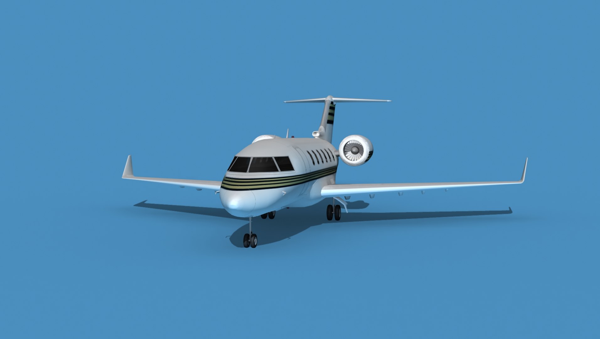 Bombardier CL604 Challenger V08 3D - TurboSquid 1913573