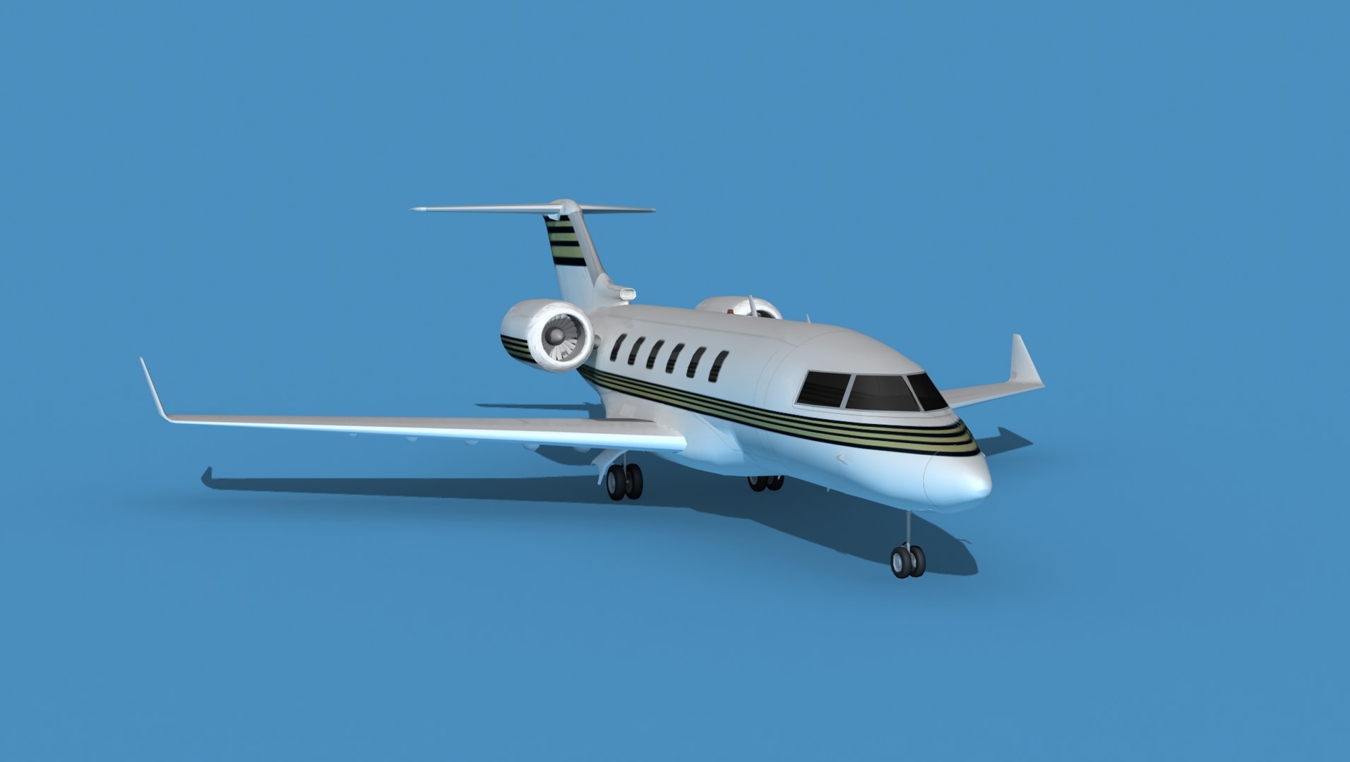 Bombardier CL604 Challenger V08 3D - TurboSquid 1913573