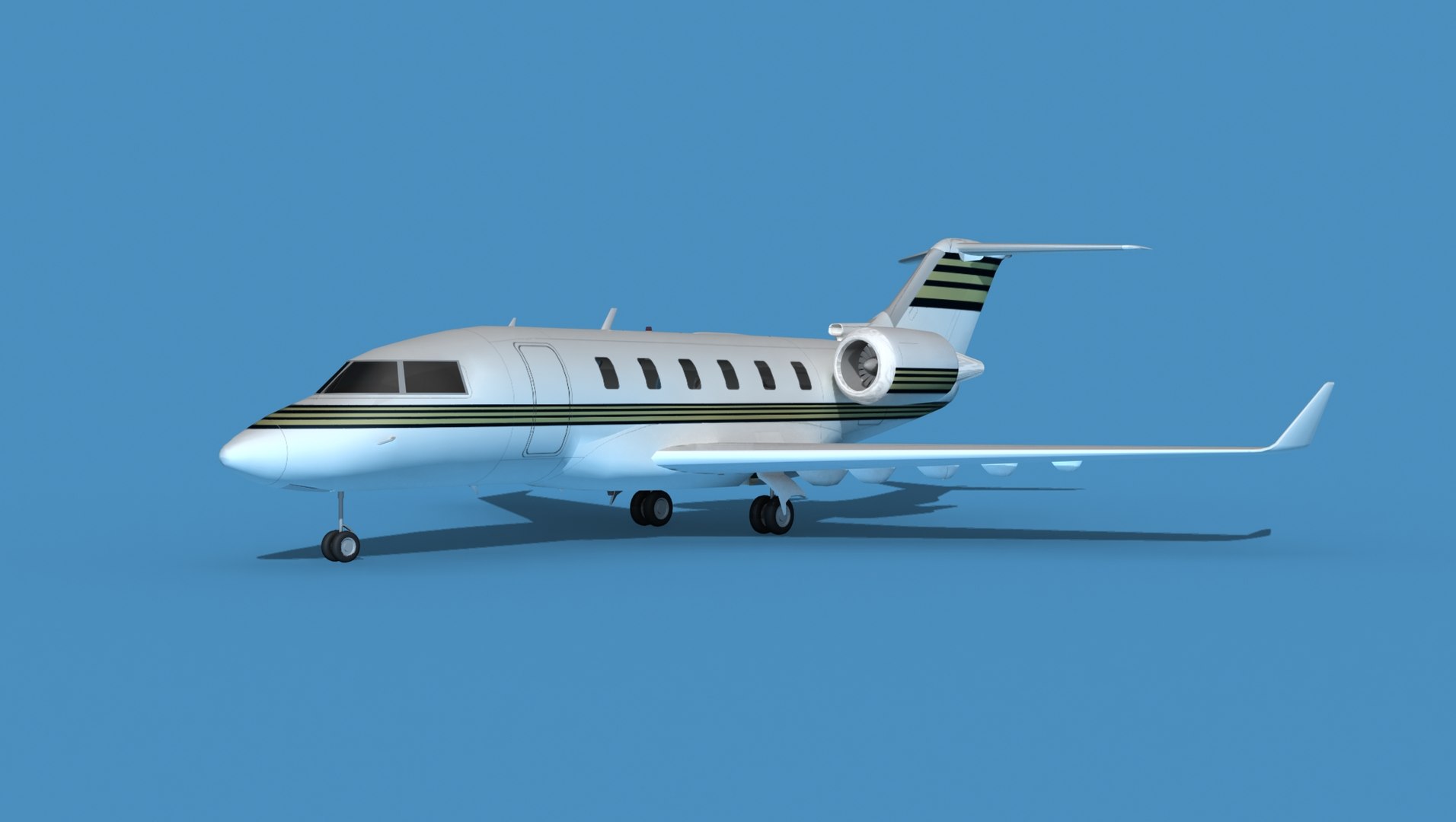 Bombardier CL604 Challenger V08 3D - TurboSquid 1913573