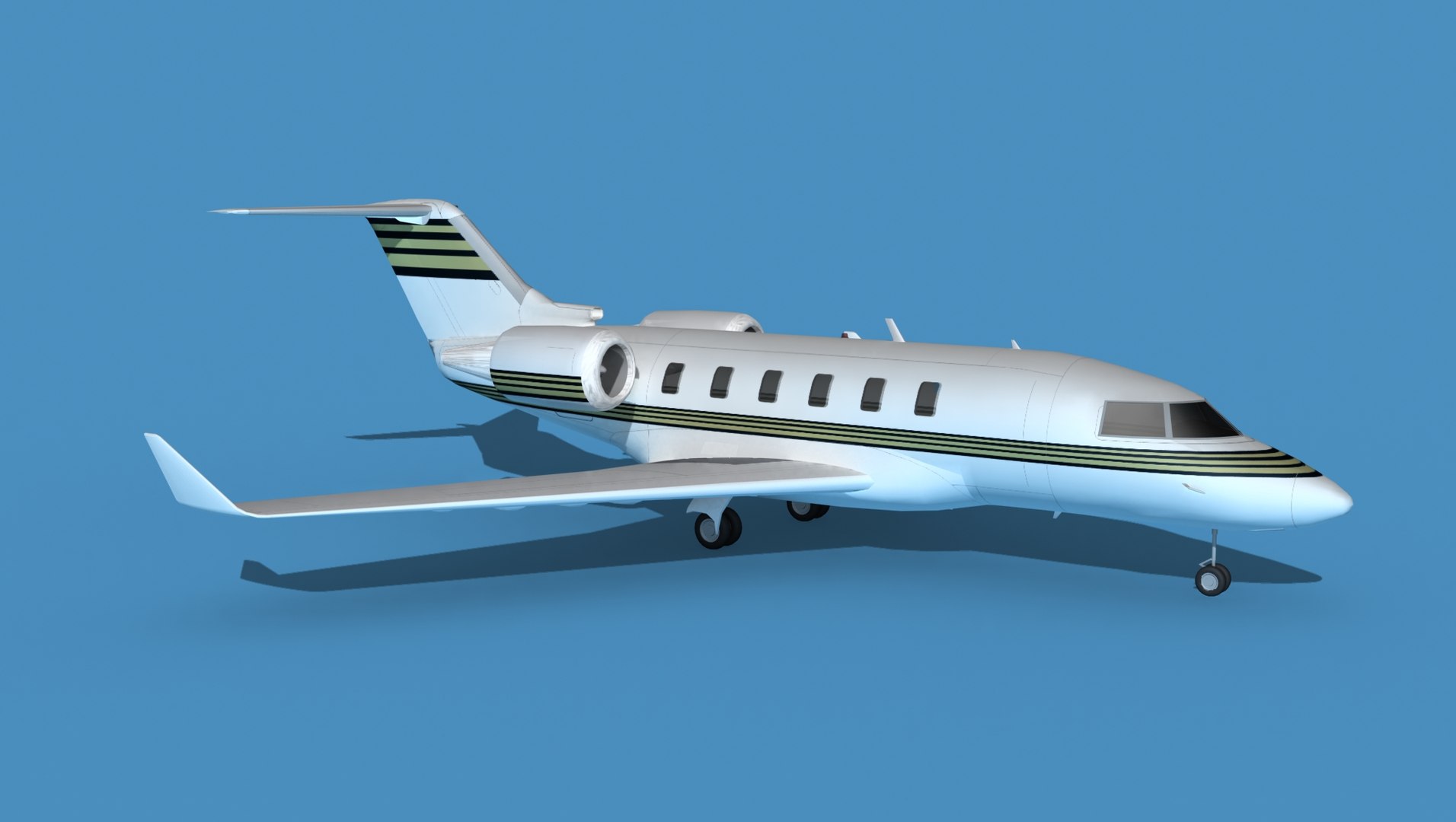 Bombardier CL604 Challenger V08 3D - TurboSquid 1913573