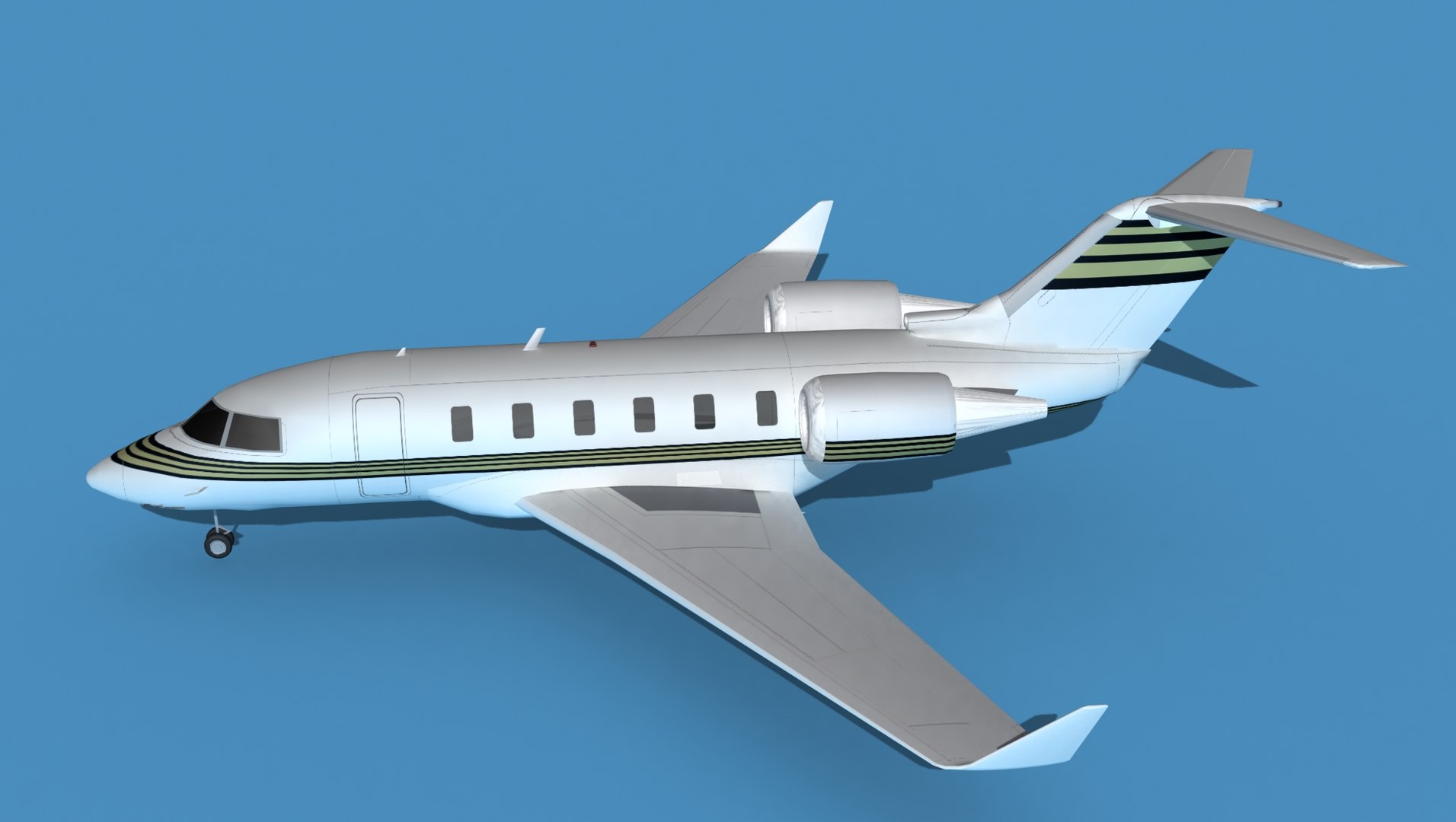 Bombardier CL604 Challenger V08 3D - TurboSquid 1913573