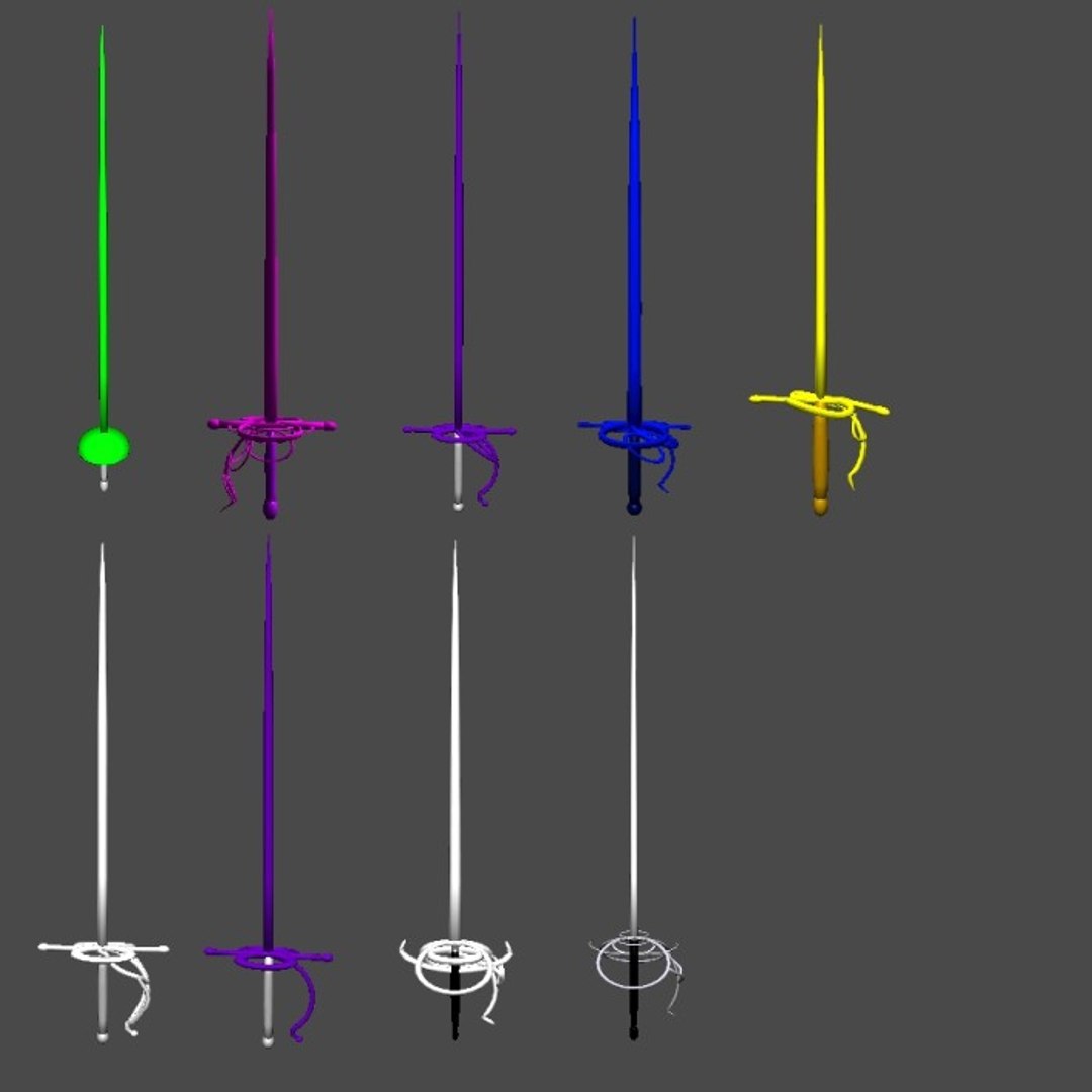3d rapiers x