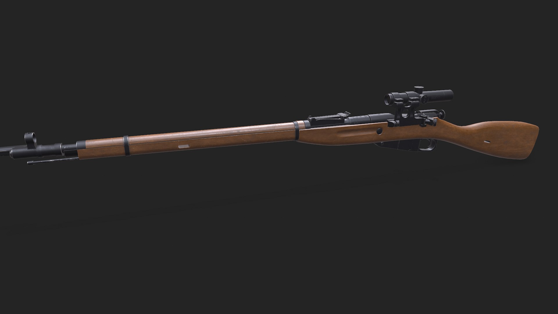 Free 3D Mosin Nagant M91 Low-poly PBR Model - TurboSquid 2236702
