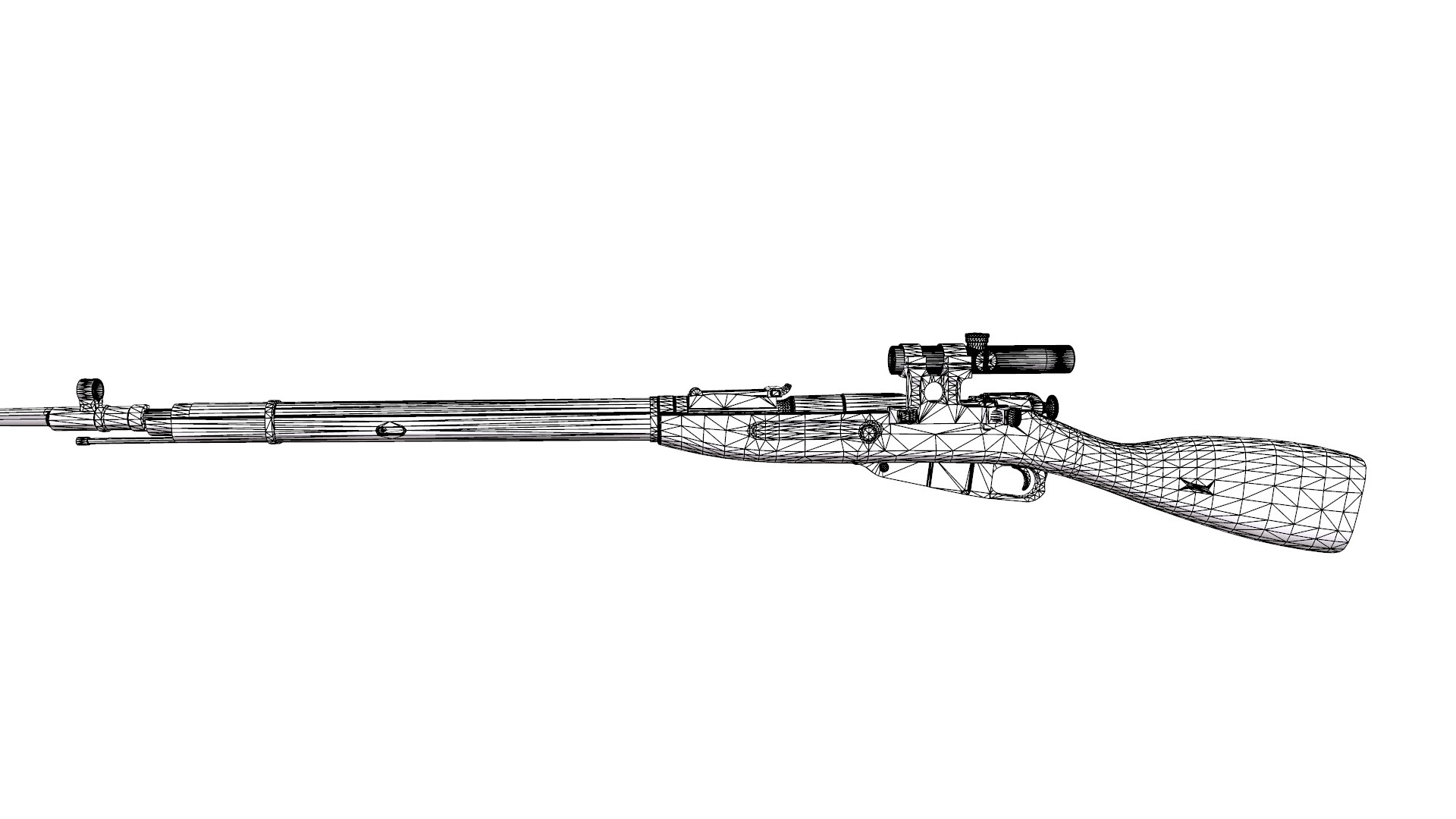 Free 3D Mosin Nagant M91 Low-poly PBR Model - TurboSquid 2236702