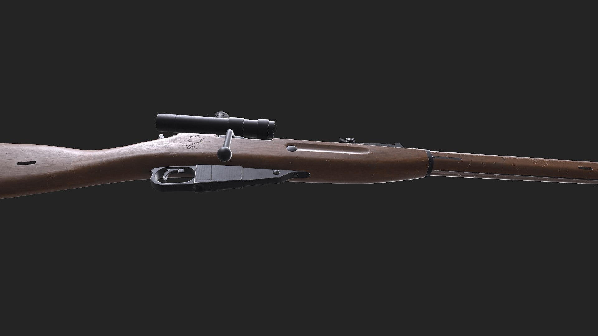 Free 3D Mosin Nagant M91 Low-poly PBR Model - TurboSquid 2236702