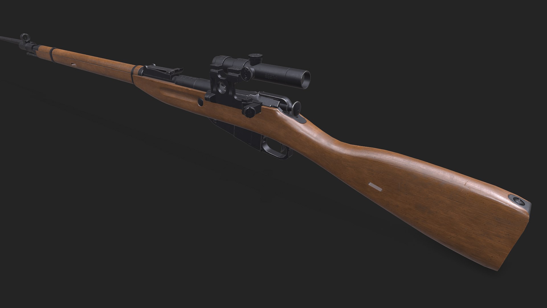 Free 3D Mosin Nagant M91 Low-poly PBR Model - TurboSquid 2236702