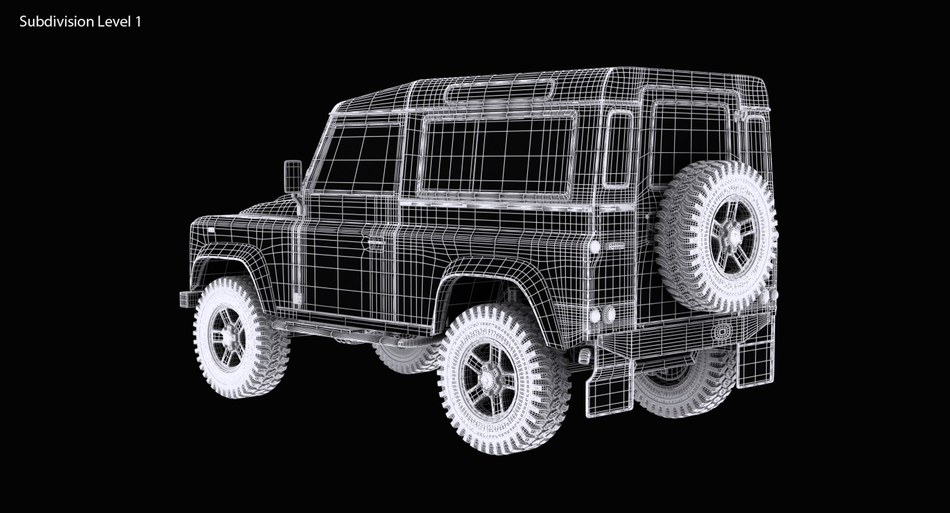 Land Rover Defender 90 3ds