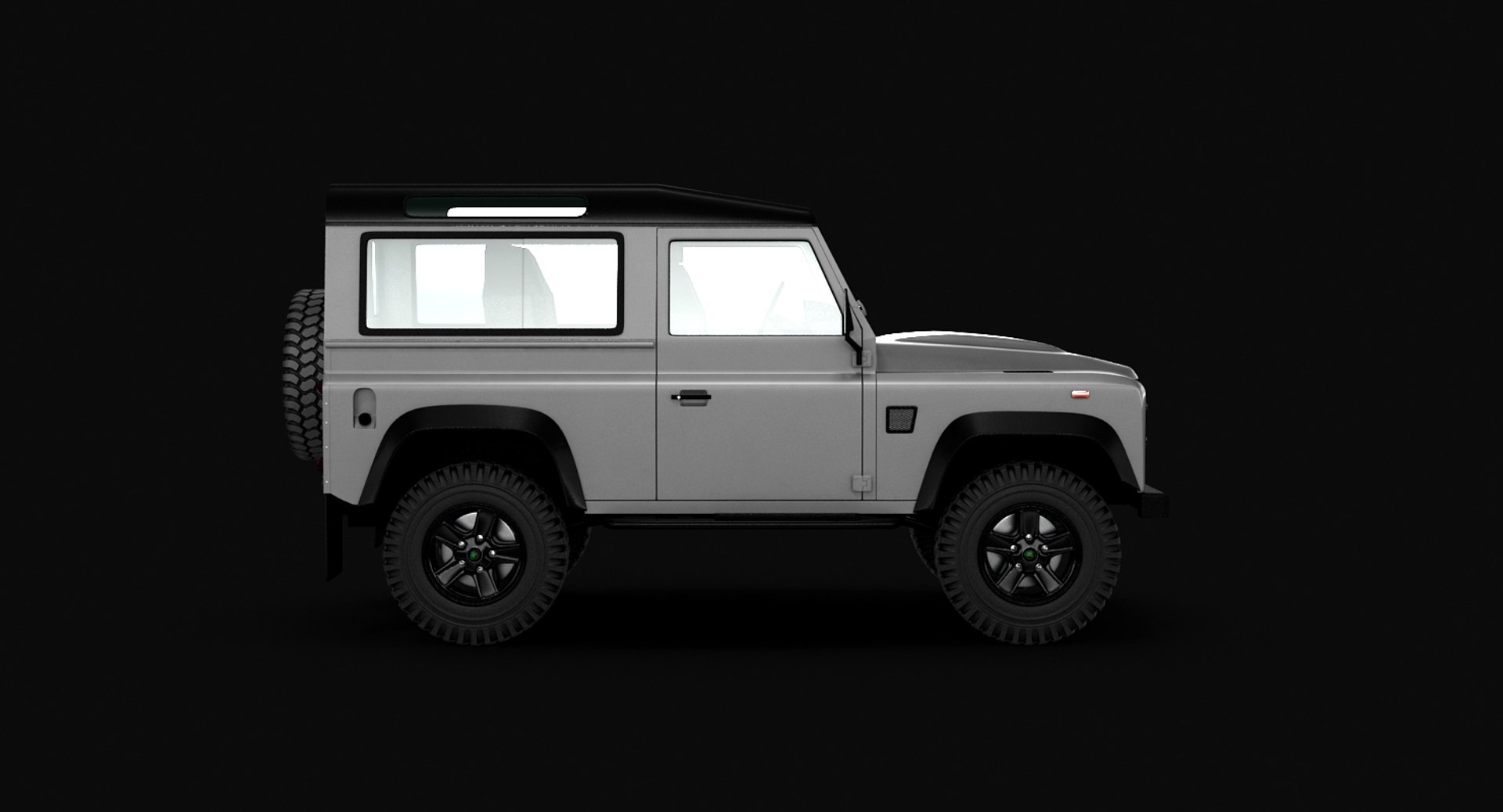 Land Rover Defender 90 3ds