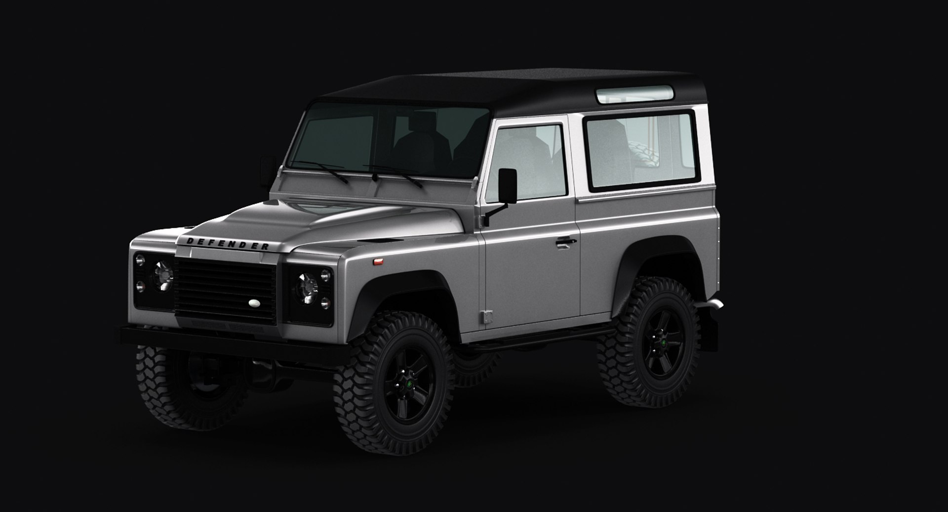Land Rover Defender 90 3ds