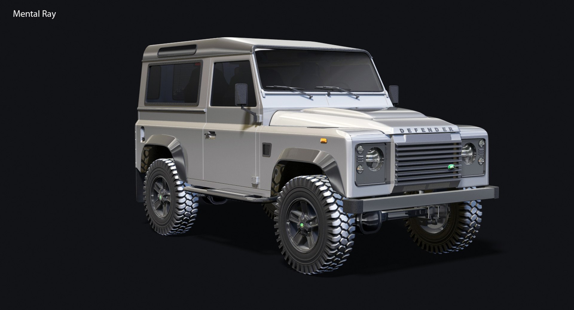 Land Rover Defender 90 3ds