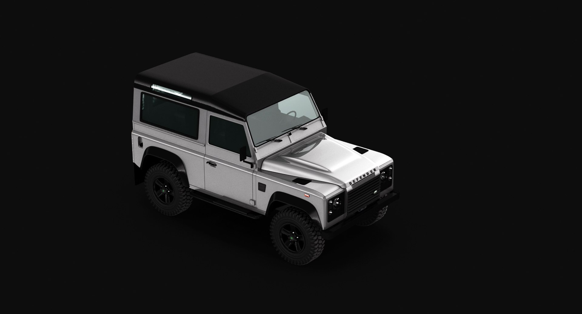 Land Rover Defender 90 3ds