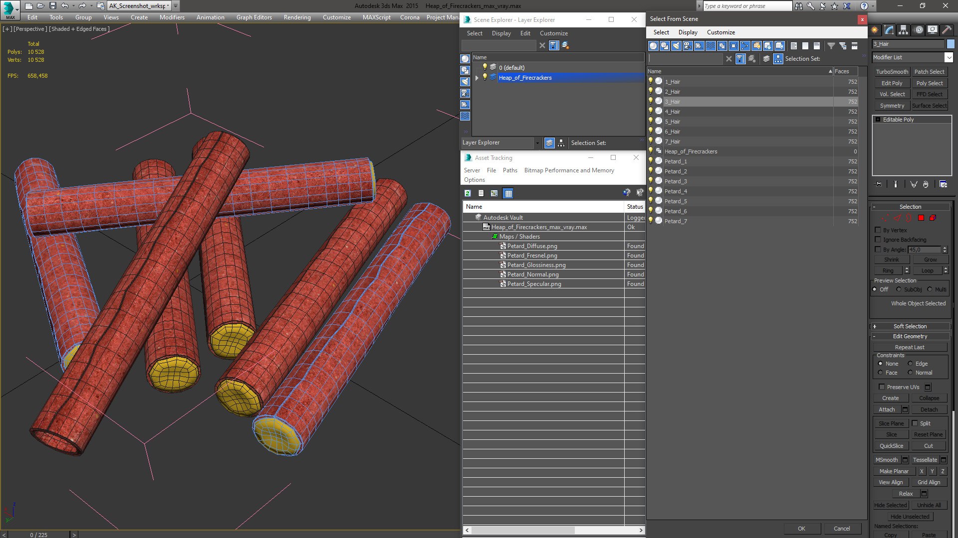 Heap Of Firecrackers Model - TurboSquid 2201997