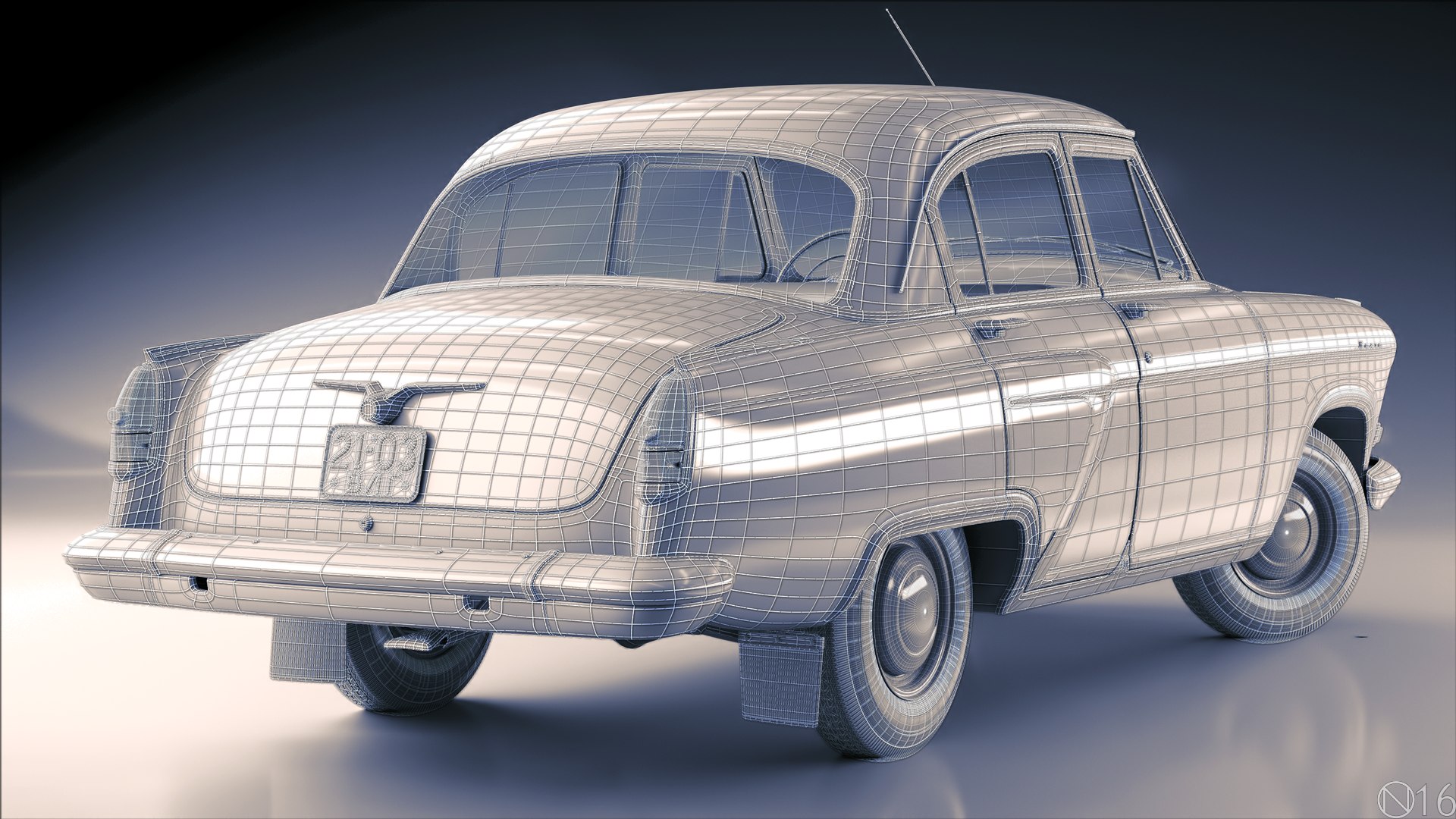 Gaz Volga 21 3rd 3D Model - TurboSquid 1188362